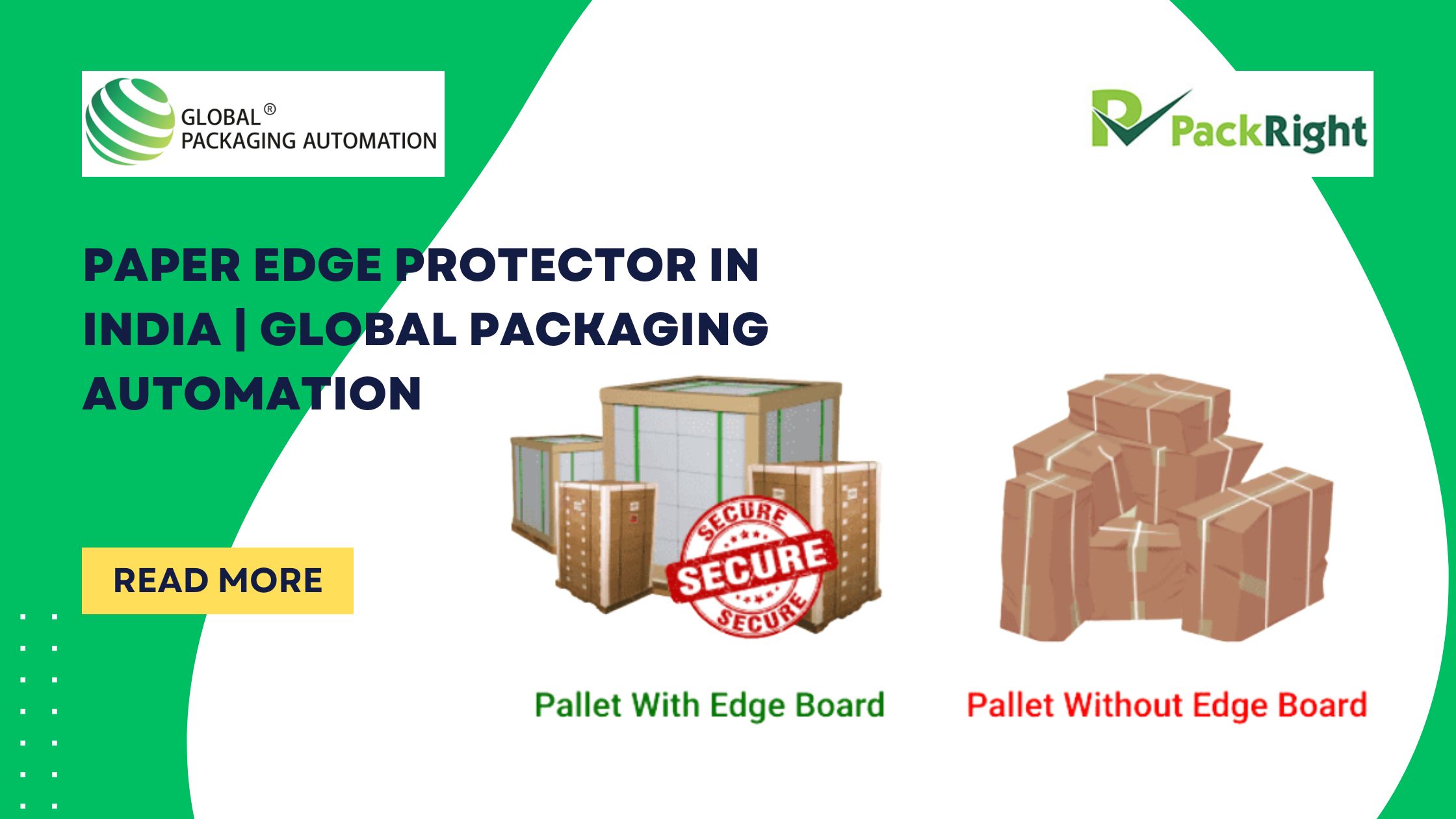 Paper Edge Protector in India - Global Packaging Automation