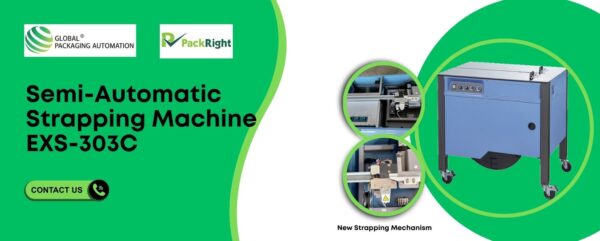 EXS-303C Semi Automatic Strapping Machine in Mumbai, India.